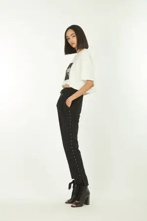 SECRET PON-PON Sadye Sweatpants With Studs