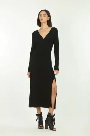 SECRET PON-PON Taylor Wool-cashmere Blend Midi Dress