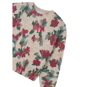 MAYORAL Floral Print Sweater