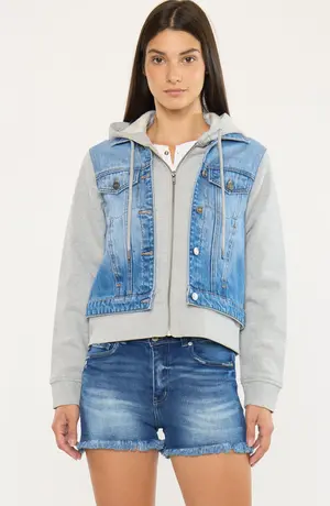 KANCAN Kenzie Denim Hoodie Jacket