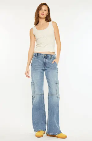KANCAN Low Rise X-cargo Jeans
