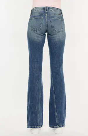 KANCAN Jewel Low-rise Bootcut Jeans