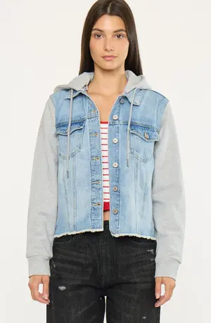 KANCAN Denim Hoodie Jacket