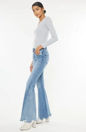 KANCAN Rosecrans Mid-rise Flare Jeans