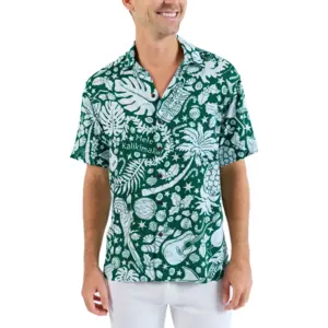 Kenny Flowers Margaritaville The Mele Kalikimakashort Sleeve Shirt - Green