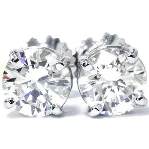 BLISS DIAMOND 1/2ct Tw Lab Grown Diamond Stud Earrings In 14k Gold