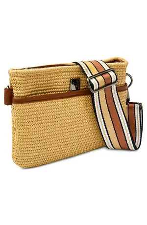 THINK ROYLN Raffia Crossbody Bag