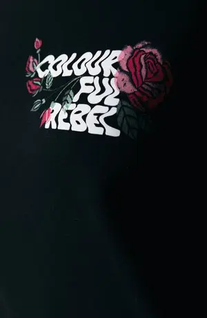 COLOURFUL REBEL Flower Logo Relaxed Sweatshirt
