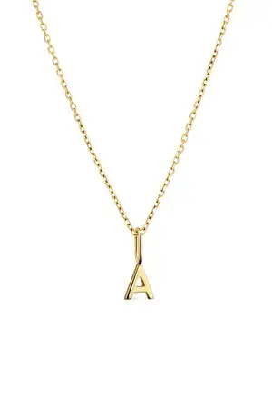 ANA LUISA Letter Necklace - A