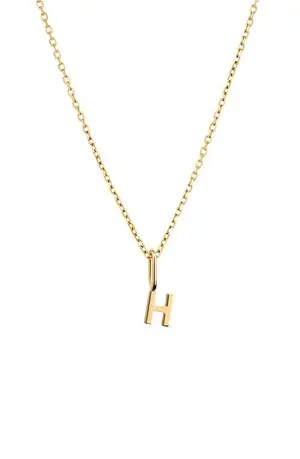 ANA LUISA Letter Necklace - H