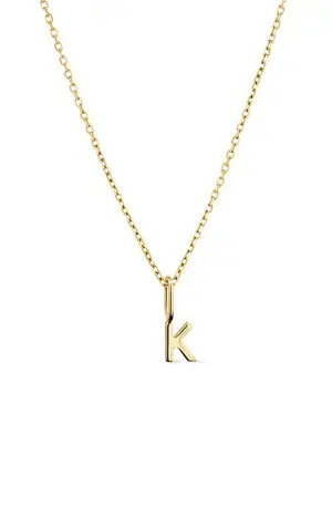 ANA LUISA Gold Letter Necklace - K