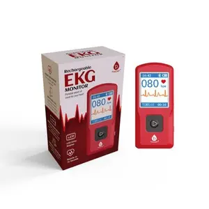 PURSONIC Rechargeable Ekg Monitor - Red