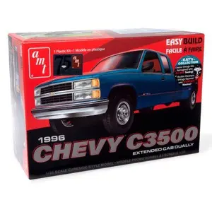 AMT 1996 Chevrolet C-3500 Dually Pickup 1/25 Scale Model Kit - Multicolored