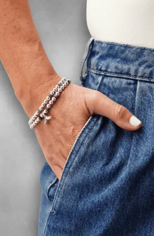 EMMA RAE Sterling & Gemstone Bracelet