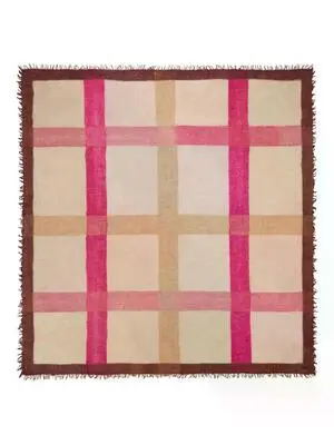 Faliero Sarti Klaus Check-patterned Scarf - Neutrals