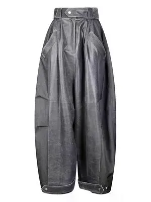 NICCOLO PASQUALETTI Luna Wide-leg Trousers - Grey