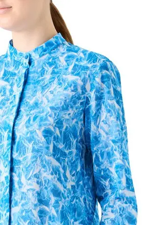 Akris Cotton Voile Button-up Shirt