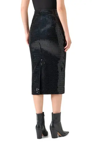 Akris Sequin Embellished Pencil Skirt