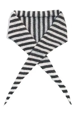 PETIT MOMENTS Paris Triangle Scarf - Grey/white