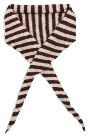 PETIT MOMENTS Paris Triangle Scarf Pink/brown