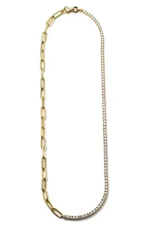 MARK HENRY Half & Half Necklace - Diamond