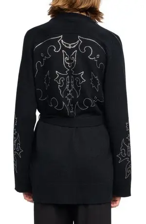 Zadig&Voltaire Salomy Crystal Embellished Cashmere Sweater