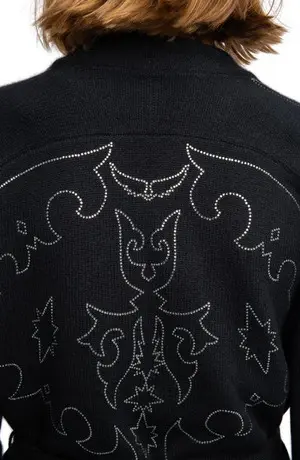 Zadig&Voltaire Salomy Crystal Embellished Cashmere Sweater