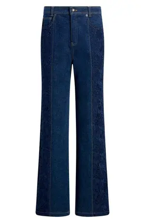 Cinq À Sept Francine Lace Detail Jeans