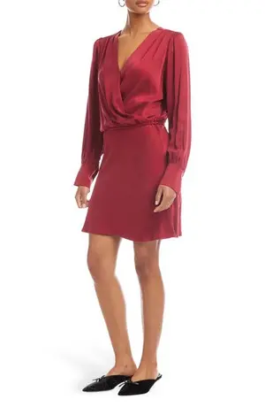 Fifteen Twenty Denise Long Sleeve Mini Dress
