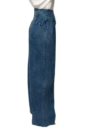JLUXLABEL Pleated Wide Leg Pants
