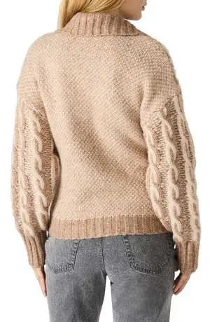Steve Madden Cable Knit Cardigan