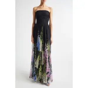 Silk-chiffon Evening Gowns