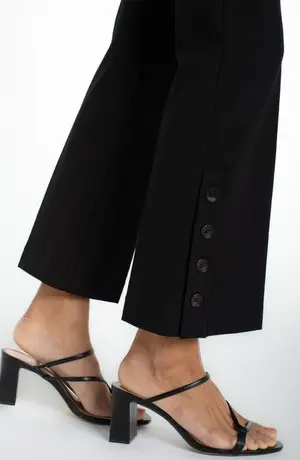 LIVERPOOL Stella Pull-on Ponte Kick Flare Pants