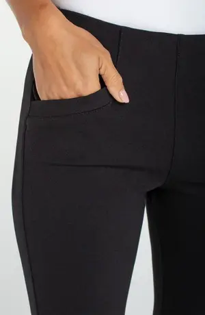 LIVERPOOL Stella Pull-on Ponte Kick Flare Pants