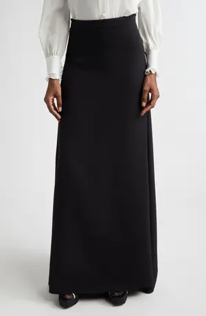 Valentino Garavani Silk Cady Couture Skirt - Black