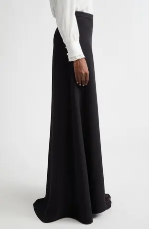 Valentino Garavani Silk Cady Couture Skirt - Black