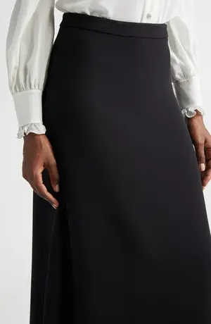 Valentino Garavani Silk Cady Couture Skirt - Black