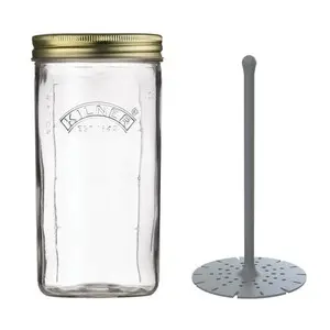 KILNER Pickle Jar With Lifter - Clear