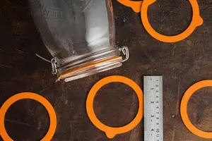 KILNER Rubber Seals For 12, 17, 34, 51, 68 Ounce Clip Top Jars
