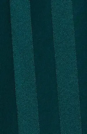 Lunya Stripe Washable Silk Button-up Short Pajamas - Dusky Cypress Jacquard