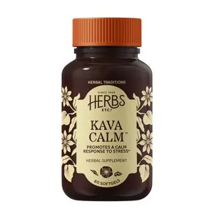 TRACE MINERALS Kava Calm Complexherbal Supplement To Support Natural Relaxationsupports Restful Sleepnerve Soothing Supplement60 Softgels - No Color