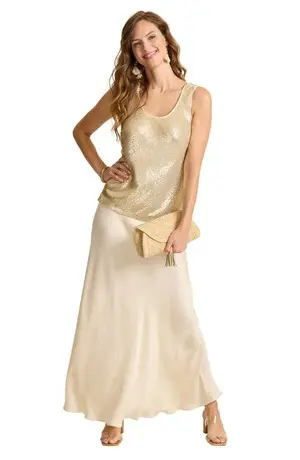 Tommy Bahama Sequin Georgette Tank