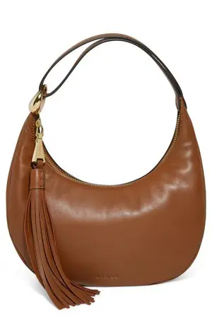 AIMEE Bloom Bean Bag Leather Moon Bag