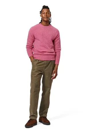 Aubin Prestwick Shetland Crew Neck Sweater - Pink
