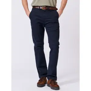 AUBIN Witham Straight Leg Stretch Chino Pants - Navy