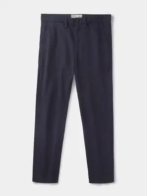 AUBIN Witham Straight Leg Stretch Chino Pants - Navy