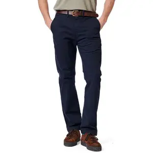 Aubin Witham Straight Leg Stretch Chino Pants - Navy
