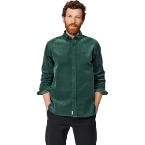 AUBIN Haworth Corduroy Shirt - Dark Green