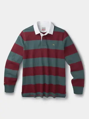 AUBIN Irnham Long Sleeve Collared Rugby Shirt