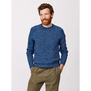 AUBIN Riply Twist Crew Neck Sweater - Blue Twist